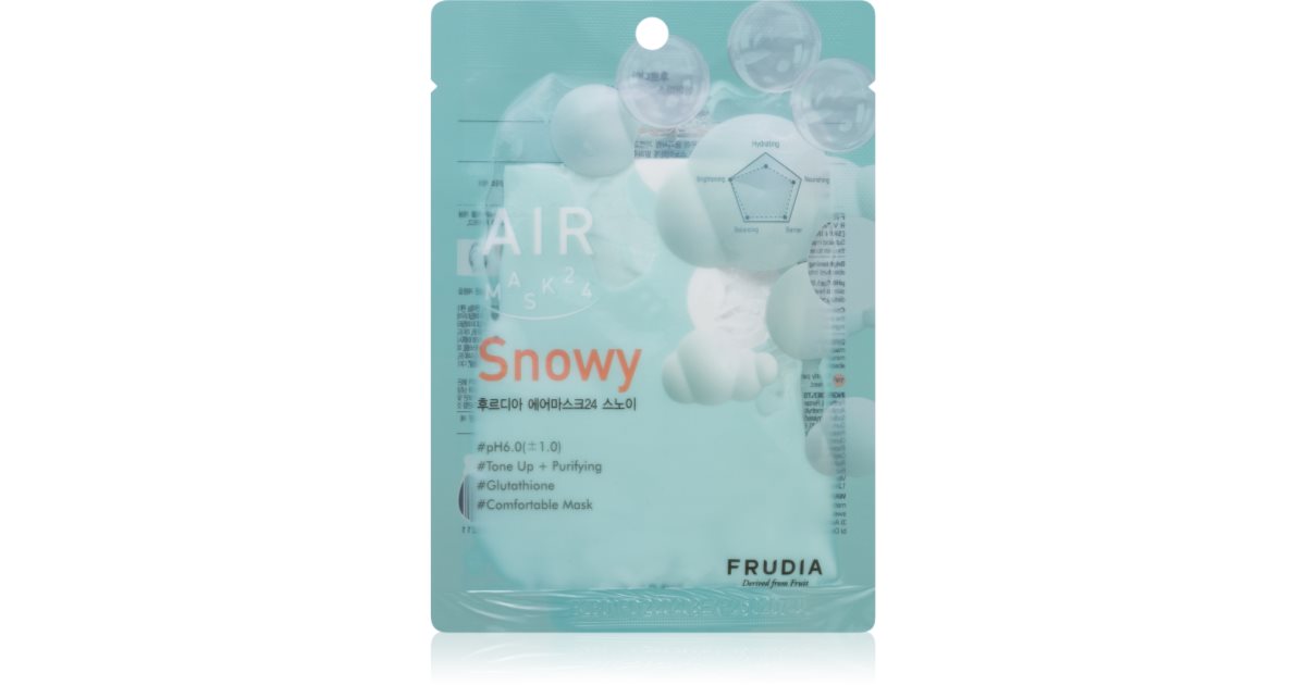 Frudia AIR Snowy sheet mask to even out skin tone | notino.co.uk