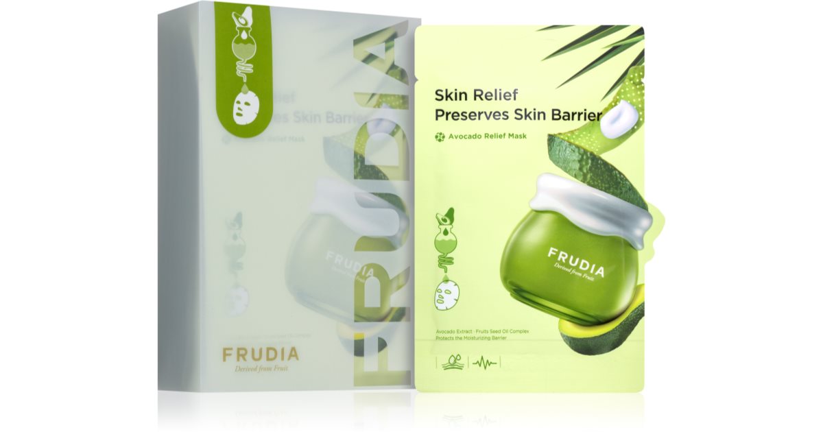 Frudia Avocado Moisturising face sheet mask with soothing effect ...