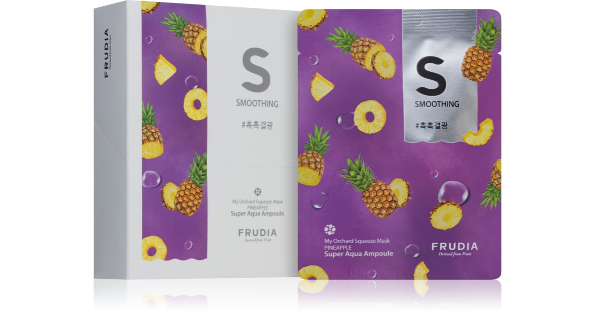 Frudia My Orchard Pineapple máscara em folha com efeito alisador ...