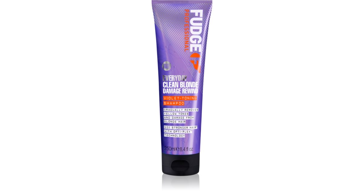 Fudge Everyday Clean Blonde Damage Rewind Shampoo jemný šampón na ...