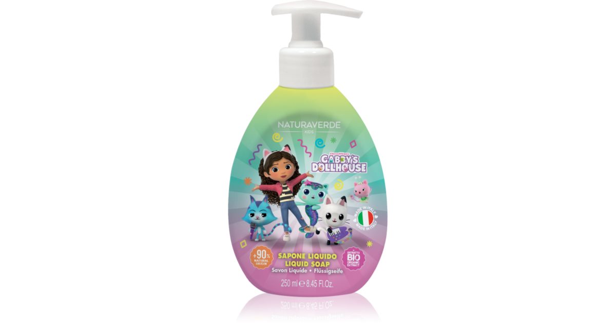Gabby's Dollhouse Naturaverde Kids liquid soap for children | notino.co.uk