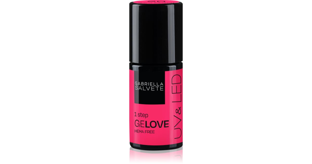 Gabriella Salvete GeLove Gel Nail Polish for UV/LED Hardening 3-in-1 ...