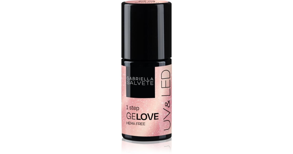 Gabriella Salvete GeLove gel nail polish for UV/LED hardening 3-in-1 ...