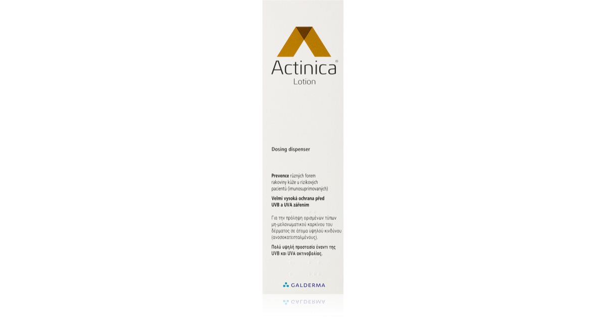 Actinica Lotion schützende Pflege gegen Sonnenstrahlung | notino.at