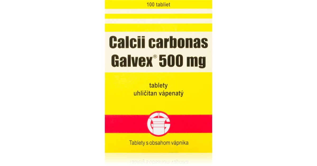 Galvex Calcii Carbonas 500 mg tablety pri nedostatku vápnika | notino.sk