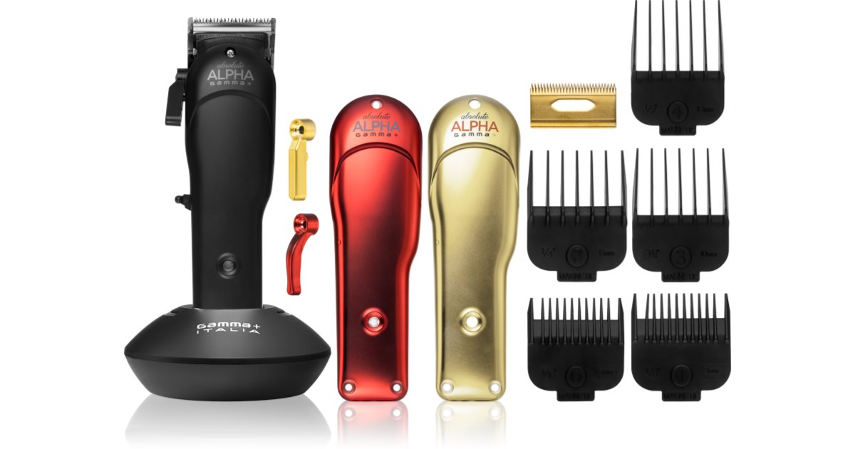 GAMMA PIÙ Absolute Alpha professional trimmer with interchangeable ...