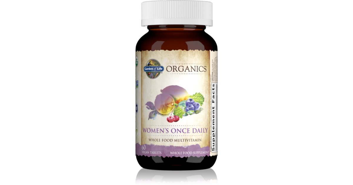 Garden of Life Organics Women’s Once Daily Multivitamin multivitamíny ...