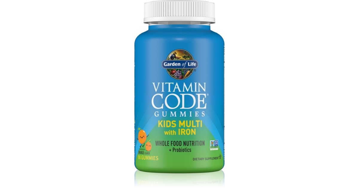 Garden of Life Vitamin Code Kids Multi with Iron multivitamíny pre deti ...