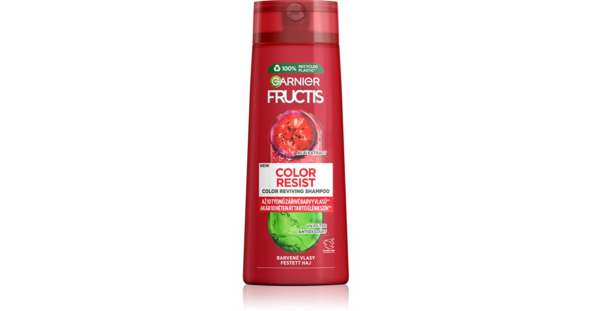 Garnier Fructis Color Resist strengthening shampoo for colour-treated ...