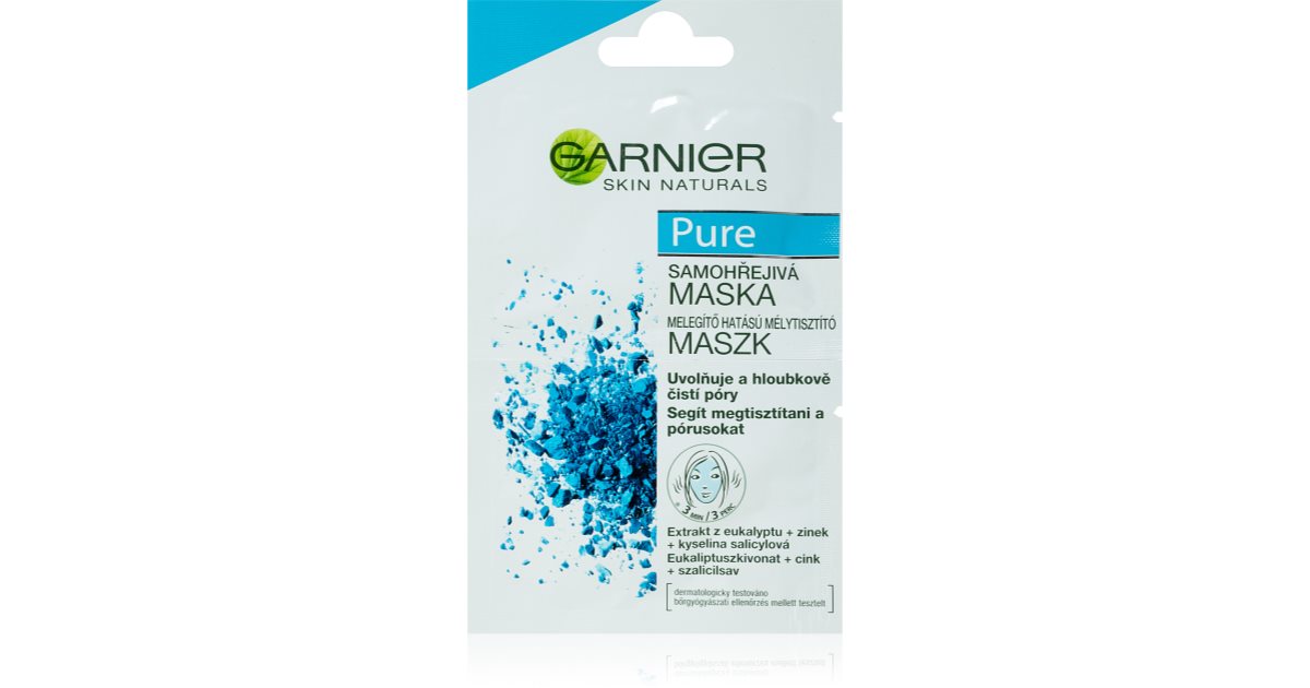 Garnier Pure face mask for problem skin, acne | notino.co.uk