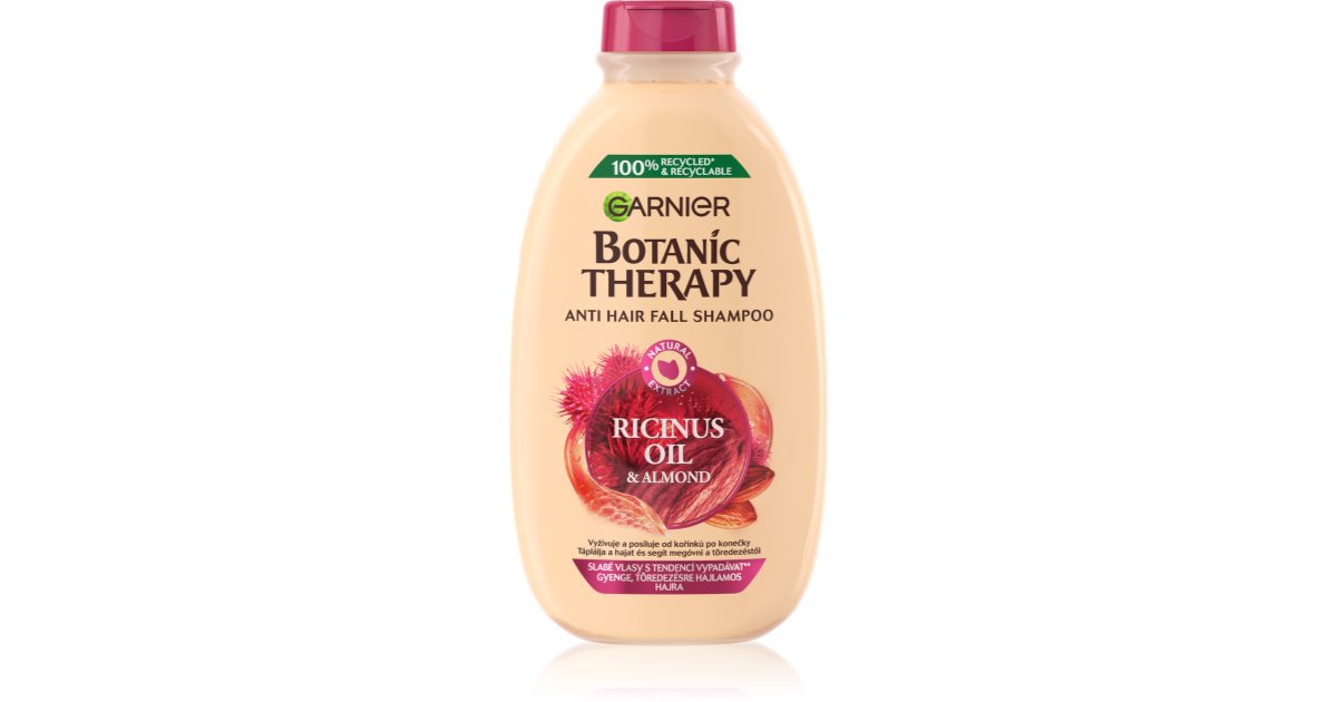 Garnier Botanic Therapy Ricinus Oil Stärkendes Shampoo für schwaches Haar mit Neigung zu ...