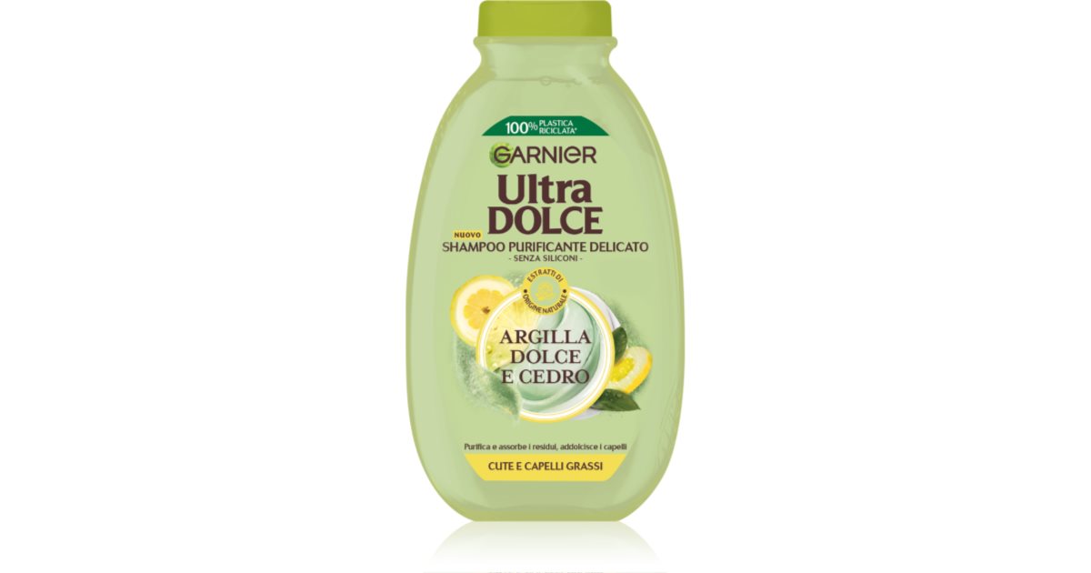 Garnier Ultra Doux Clay and Cedar shampoo for oily scalp | notino.co.uk