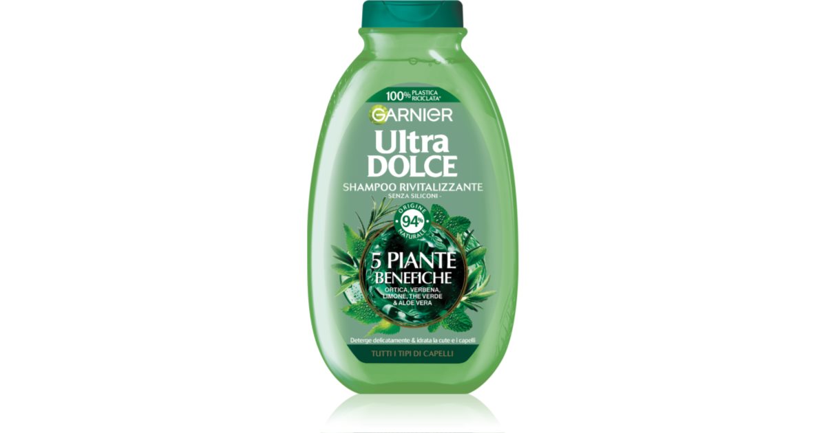 Garnier Ultra Dolce 5 Piante shampoo per capelli stanchi senza ...
