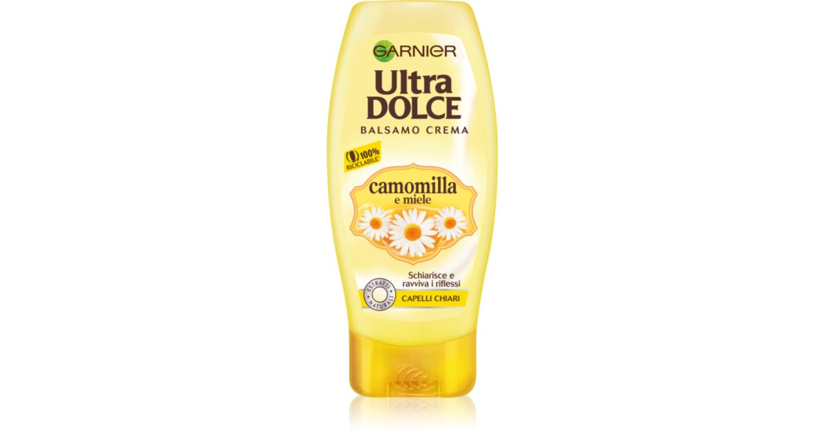 Garnier Ultra Dolce Camomilla shampoo per schiarire i capelli | notino.it