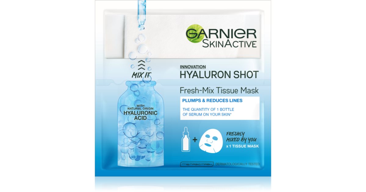 Garnier Skin Naturals Fresh Mix Mask Hyaluron | Livrare rapida! | Notino.ro
