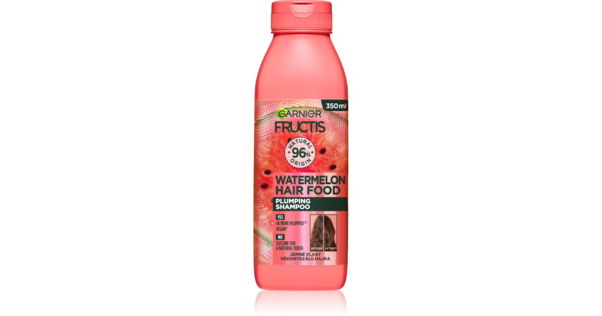 Garnier Fructis Watermelon Hair Food shampoing pour cheveux fins et ...