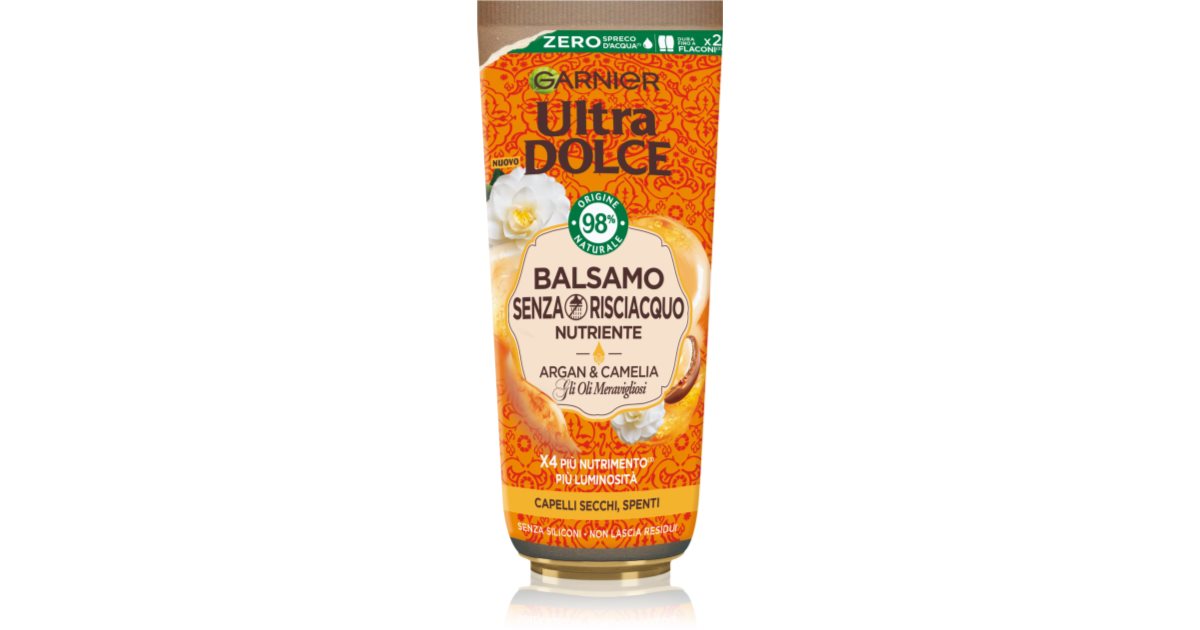 Garnier Ultra Doux Argan Oil and Camelia condicionador sem enxaguar ...