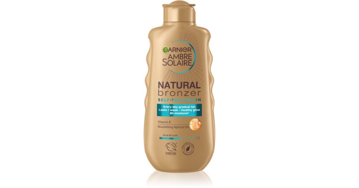 Garnier Ambre Solaire Natural Bronzer Tinted Lotion for a gradual tan ...