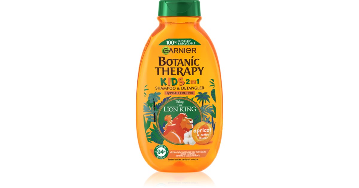Garnier Botanic Therapy Disney Kids Shampoo And Conditioner 2 In 1 for ...