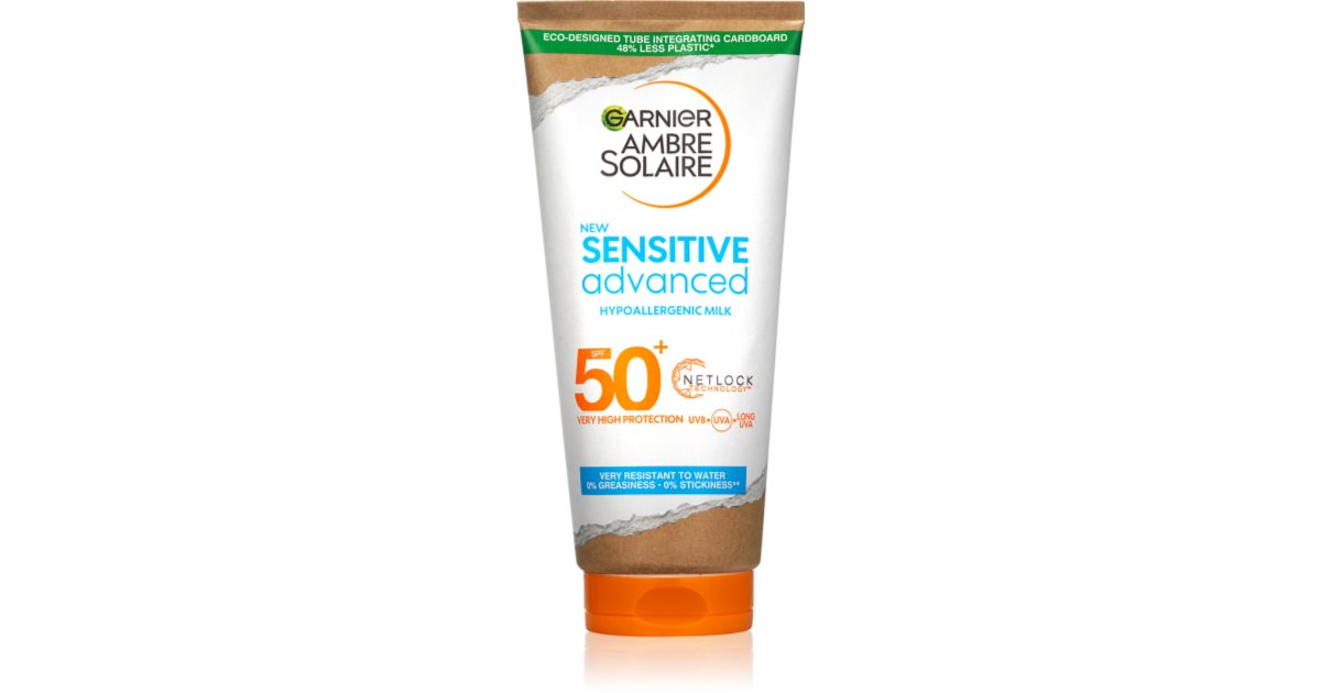 Garnier Ambre Solaire Sensitive Advanced sunscreen lotion for sensitive ...