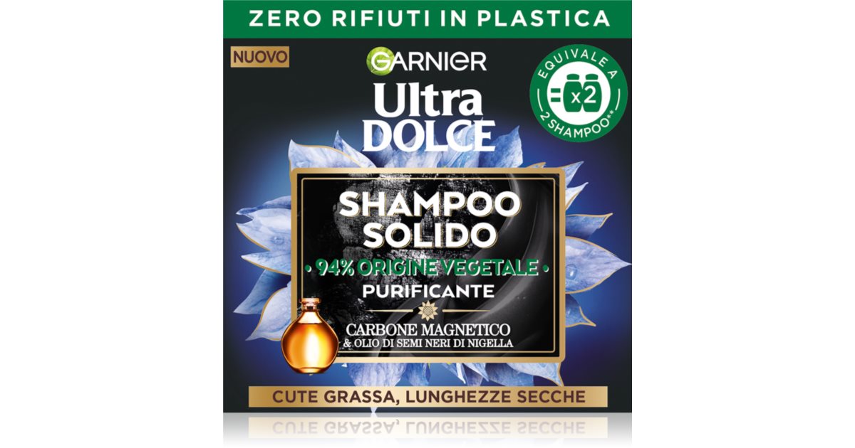 Garnier Ultra Doux Solid Shampoo Barra de champú para el cuero ...