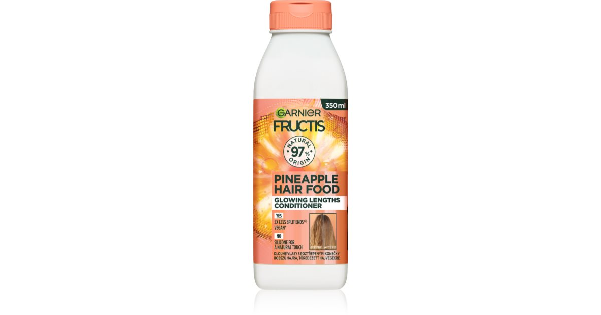 Garnier Fructis Ananas Hair Food balsamo illuminante per capelli lunghi ...