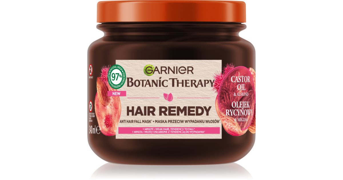 Garnier Botanic Therapy Hair Remedy Stärkende Kur für schwaches Haar mit Neigung zu Haarausfall ...