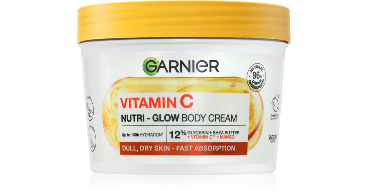 Garnier Body SuperFood brightening body cream with vitamin C | notino.co.uk