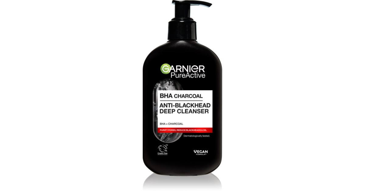 Garnier Pure Active Charcoal gel nettoyant anti-points noirs | notino.fr