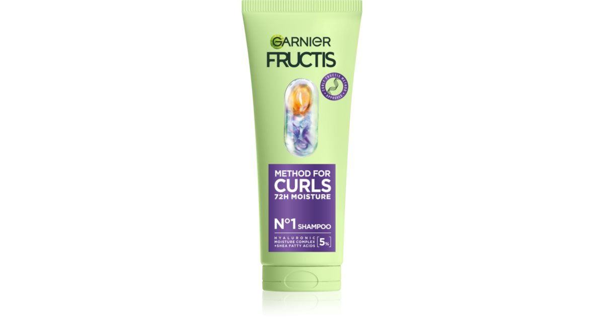 Garnier Fructis Hydra Curls champú hidratante para cabello ondulado y ...