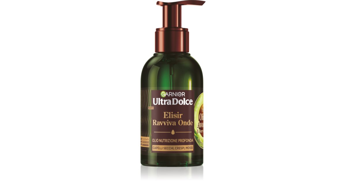 Garnier Ultra Dolce Elisir Ravviva Onde siero per capelli effetto seta ...