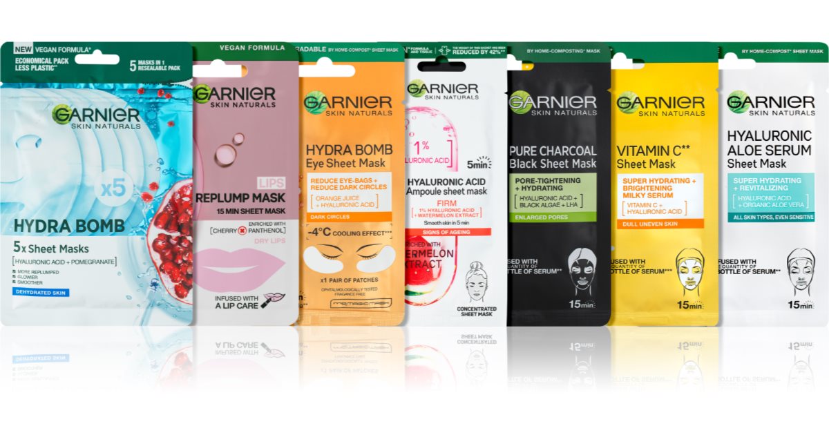 Garnier Skin Naturals Tuchmasken-Set | notino.at