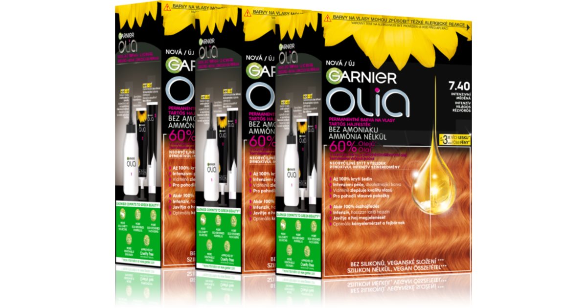 Garnier Olia Big Kit Permanent-Haarfarbe vorteilhafte Packung | notino.at