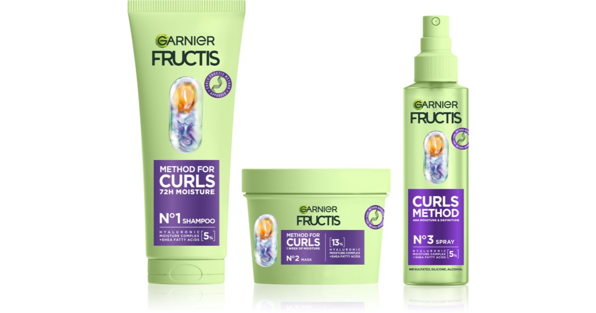 Garnier Fructis Curls Method economy pack for wavy and curly hair ...