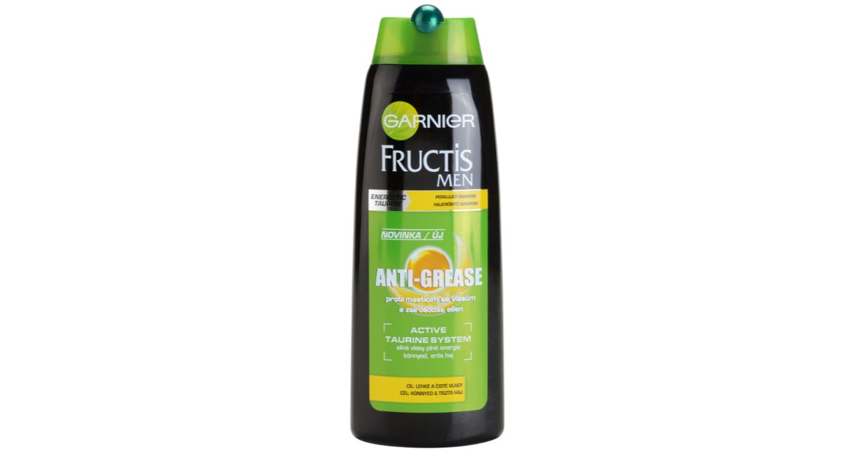 Garnier Fructis Anti-grease champô reforçador para cabelo rapidamente ...