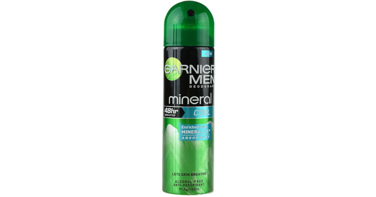 Garnier Men Mineral Cool antitranspirante em spray | notino.pt