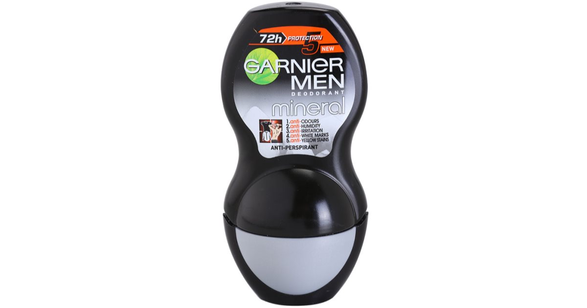 Garnier Men Mineral 5 Protection Antiperspirant Roll-On 72h | notino.co.uk