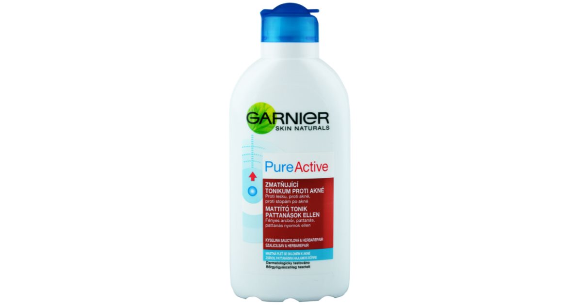 Garnier Pure Active čisticí tonikum pro problematickou pleť, akné ...