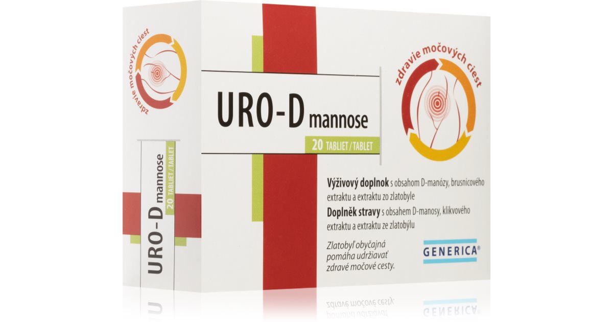 Generica URO-D mannose tablets for a healthier urinary tract | notino.co.uk
