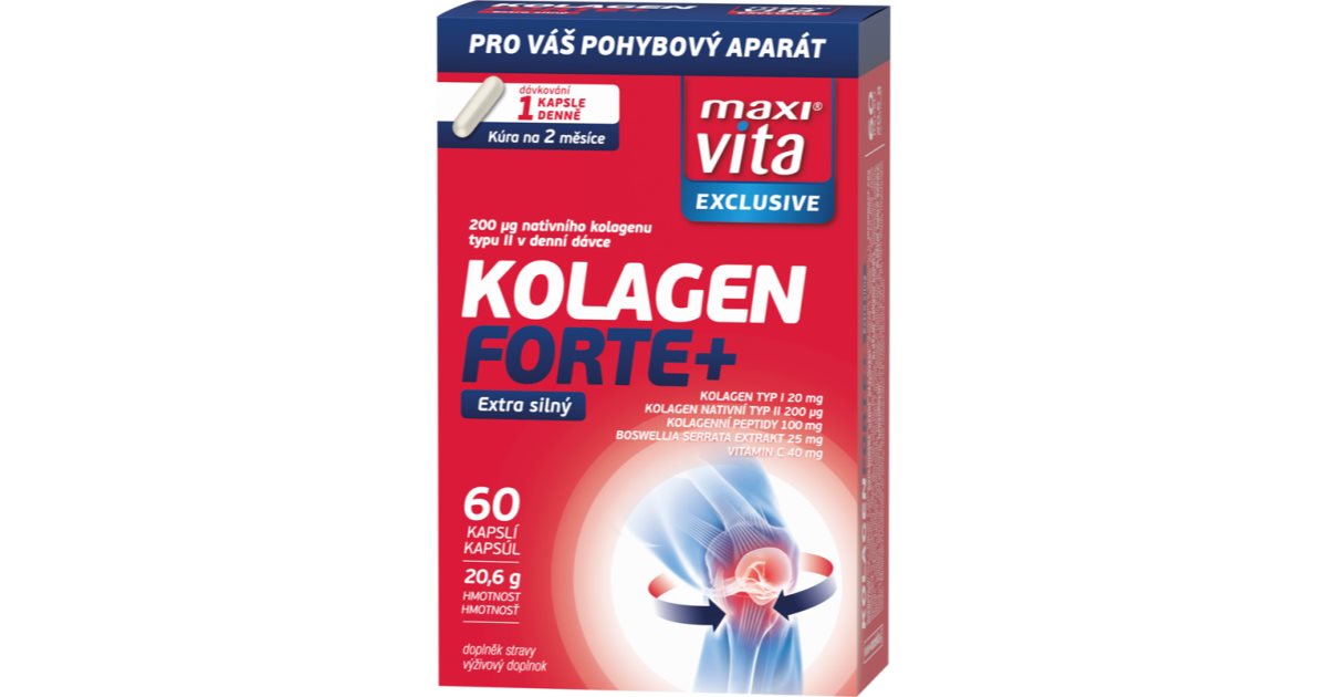 Maxi Vita Exclusive Collagen Forte+ capsules for a healthy ...