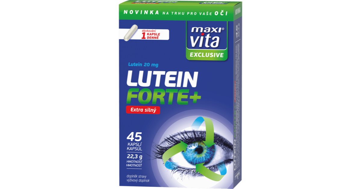 Maxi Vita Exclusive Lutein forte+ kapsle pro podporu zdraví zraku ...