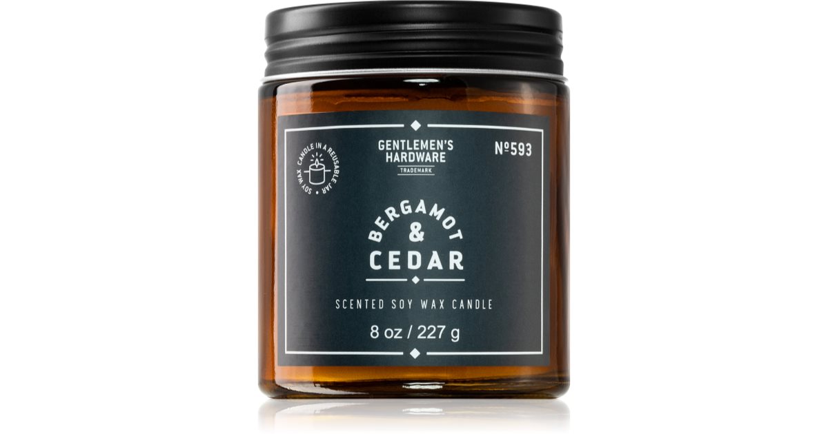 Gentlemen's Hardware Bergamot & Cedar vela perfumada | notino.es