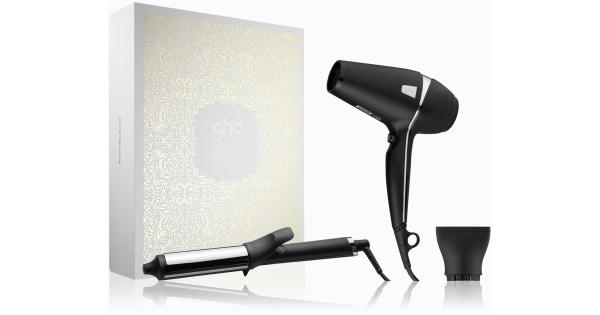 ghd Arctic Gold Dry & Curl Gift Set