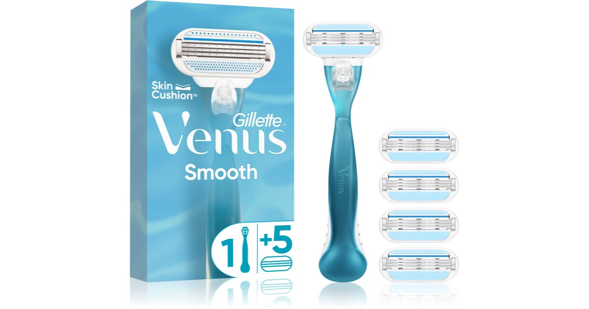 Gillette Venus Smooth самобръсначка + резервни остриета | notino.bg