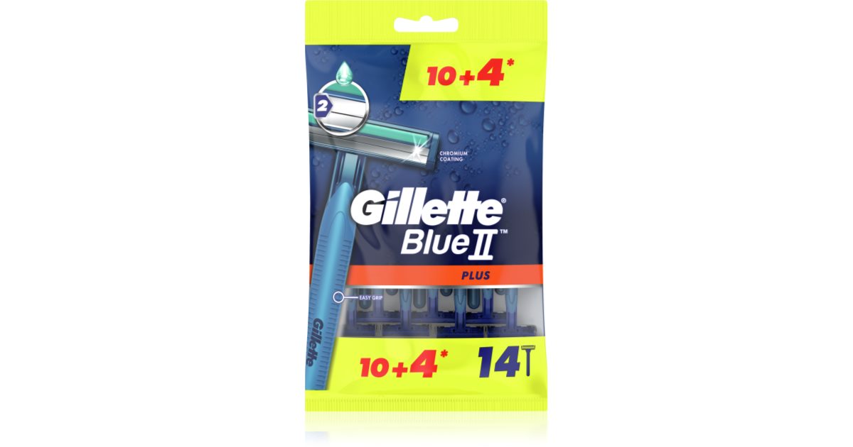 Gillette Blue II Plus disposable razors for men | notino.co.uk