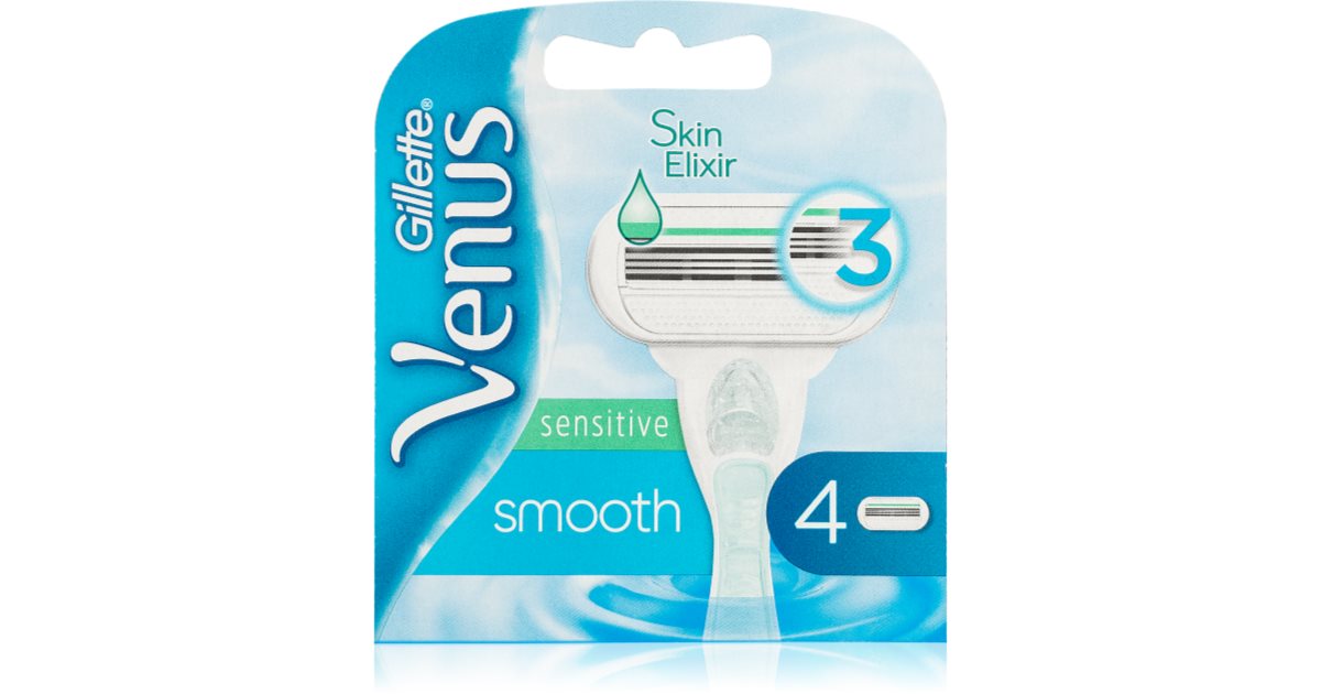 Gillette Venus Sensitive Smooth Replacement Blades | notino.ie