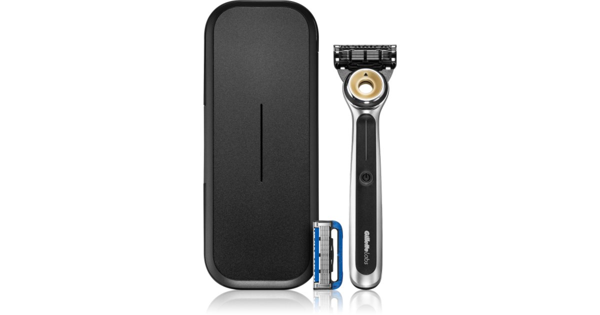 Gillette Labs Travel Kit Shaver with a warming effect with travel case ...