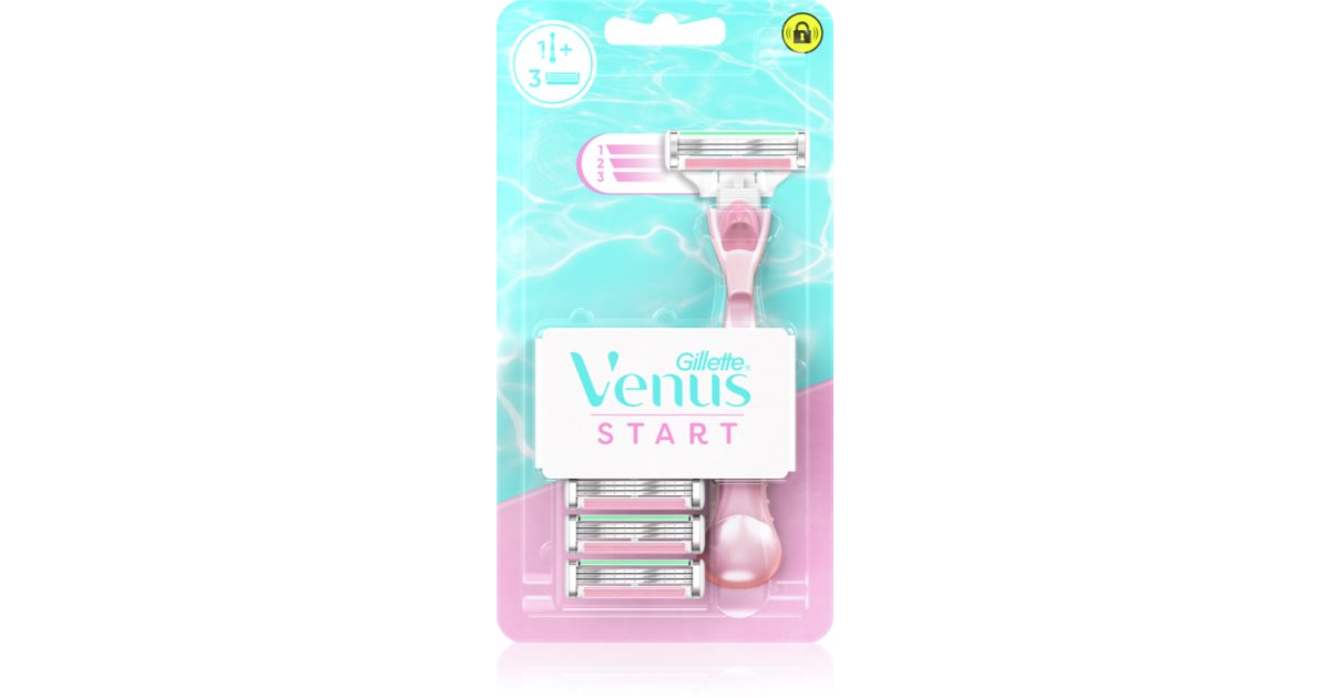 Gillette Venus Start Lasy Shaver + replacement heads | notino.ie