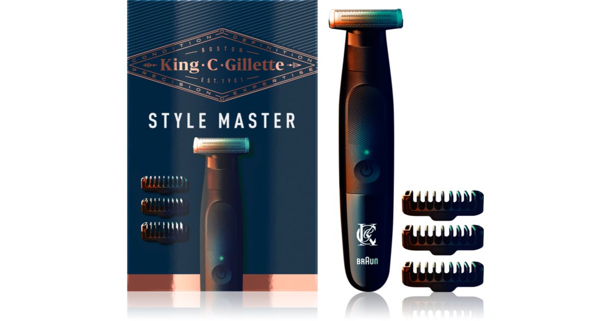 Gillette King C. Style Master trymer do brody z wymiennymi nakładkami
