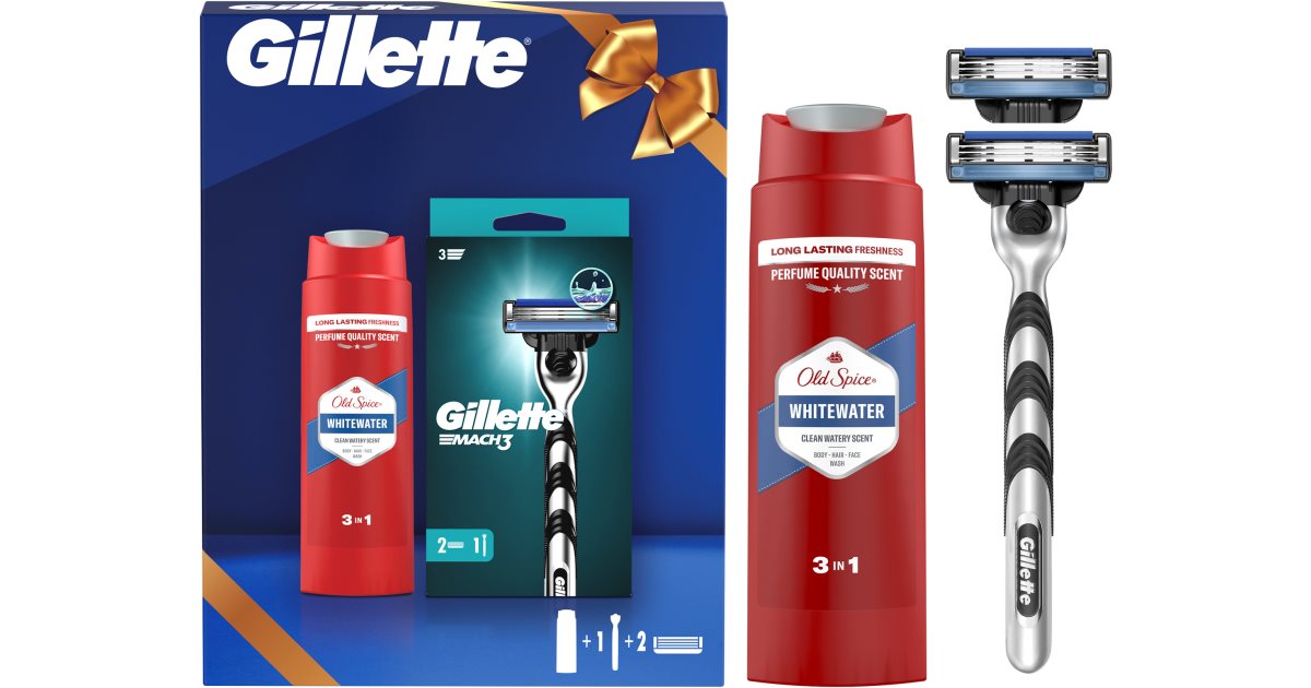 Gillette Whitewater + Mach3 Gift Set gift set for men | notino.co.uk